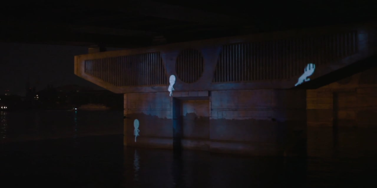 “Tiny People Tribe” @ Dnieper River bridge | PolymorphArt.net