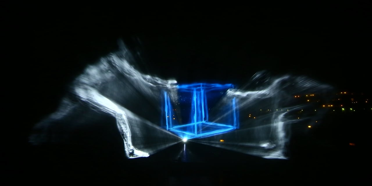 Water Screen Projection | PolymorphArt.net