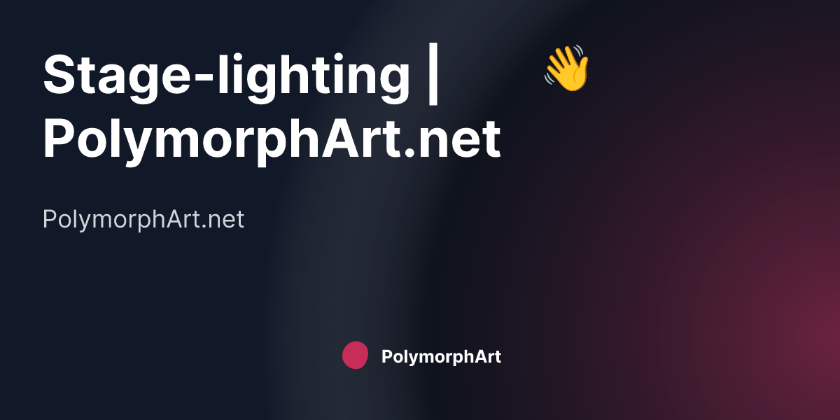 Stage-lighting | PolymorphArt.net